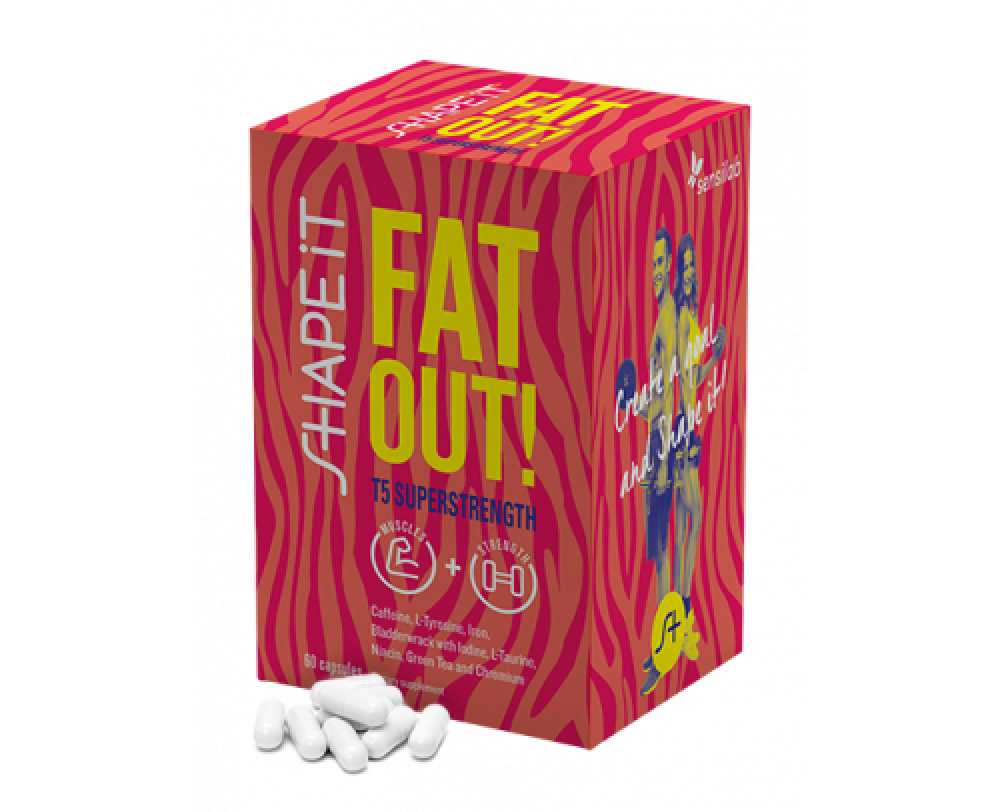 Fat Burner Fat Out! T5 Superstrength Abnehmpillen. 60 Kapseln